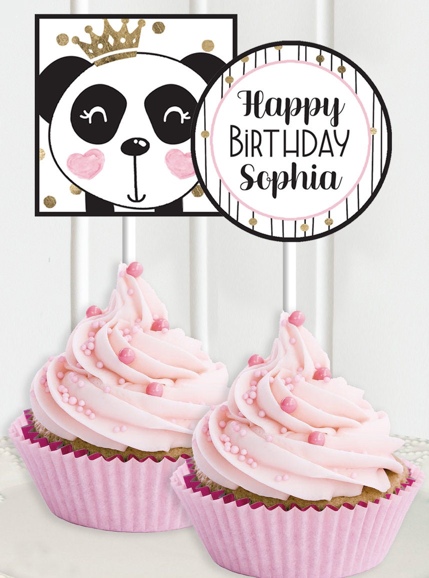 Panda Party Bundle Pink Panda Birthday Party Printable | Etsy