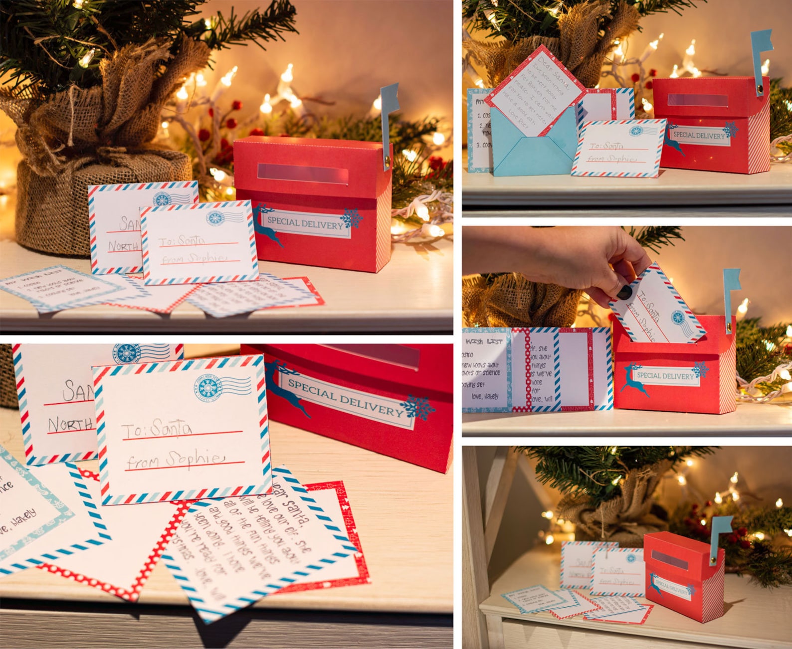 Printable Elf Letters Elf to Kids Christmas Mailbox Notes - Etsy