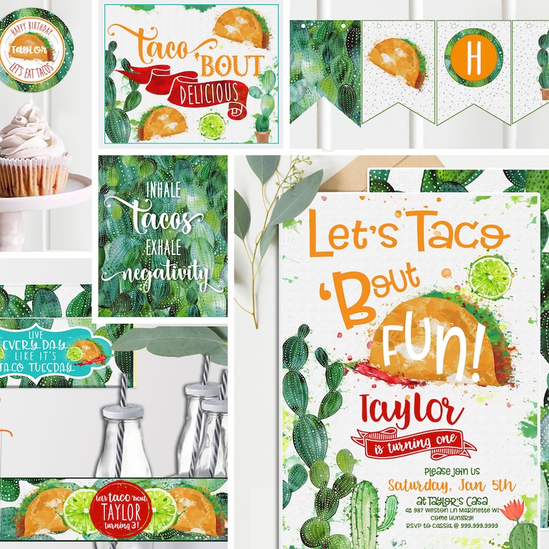 Taco First Birthday - Etsy