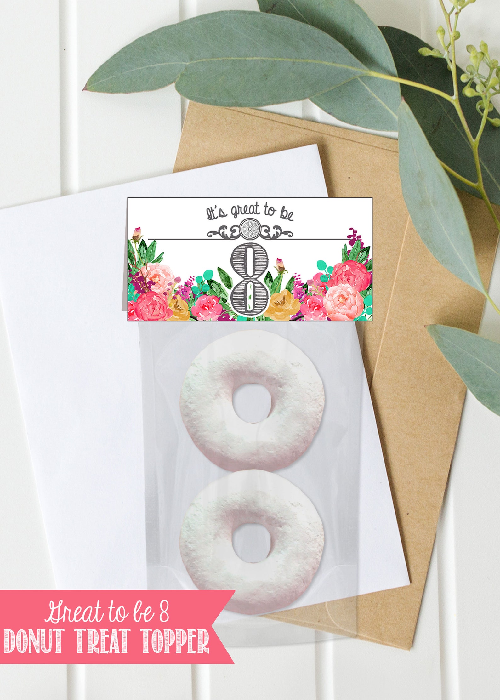 Printable Great to Be 8 Eight is Great Treat Bag Toppers - Etsy