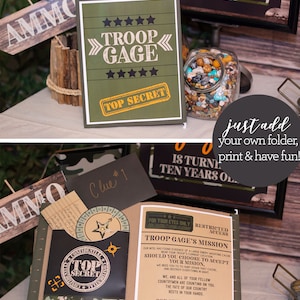 Nerf Army Birthday Party Ideas, Game, Mission Scavenger Hunt, Nerf Boys ...