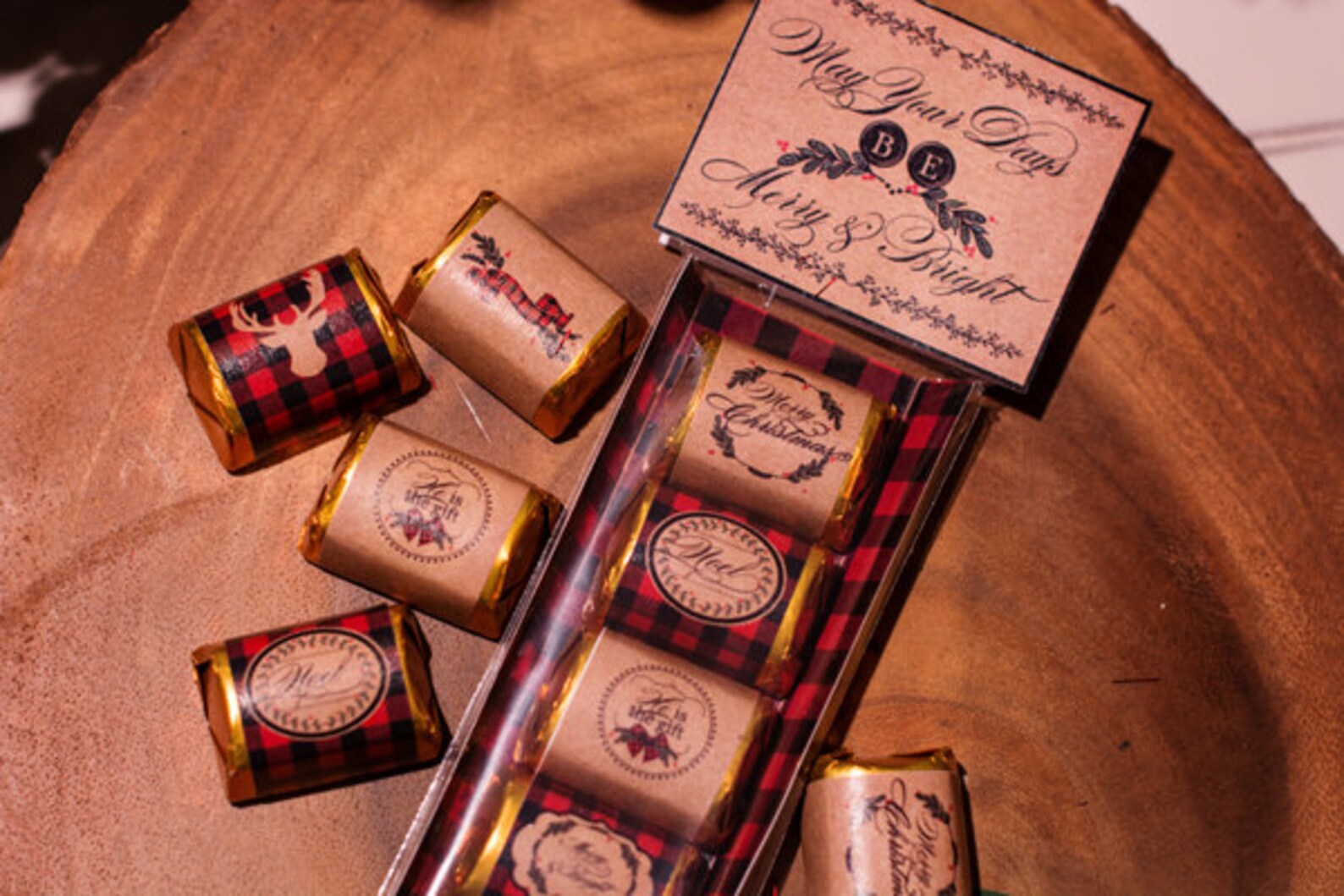 Christmas Nugget Wrappers, Chocolate, Christmas Neighbor Gifts ...