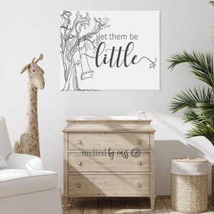 Let Them Be Little Print, Nursery Wall Art Boys / Girls, Playroom ...