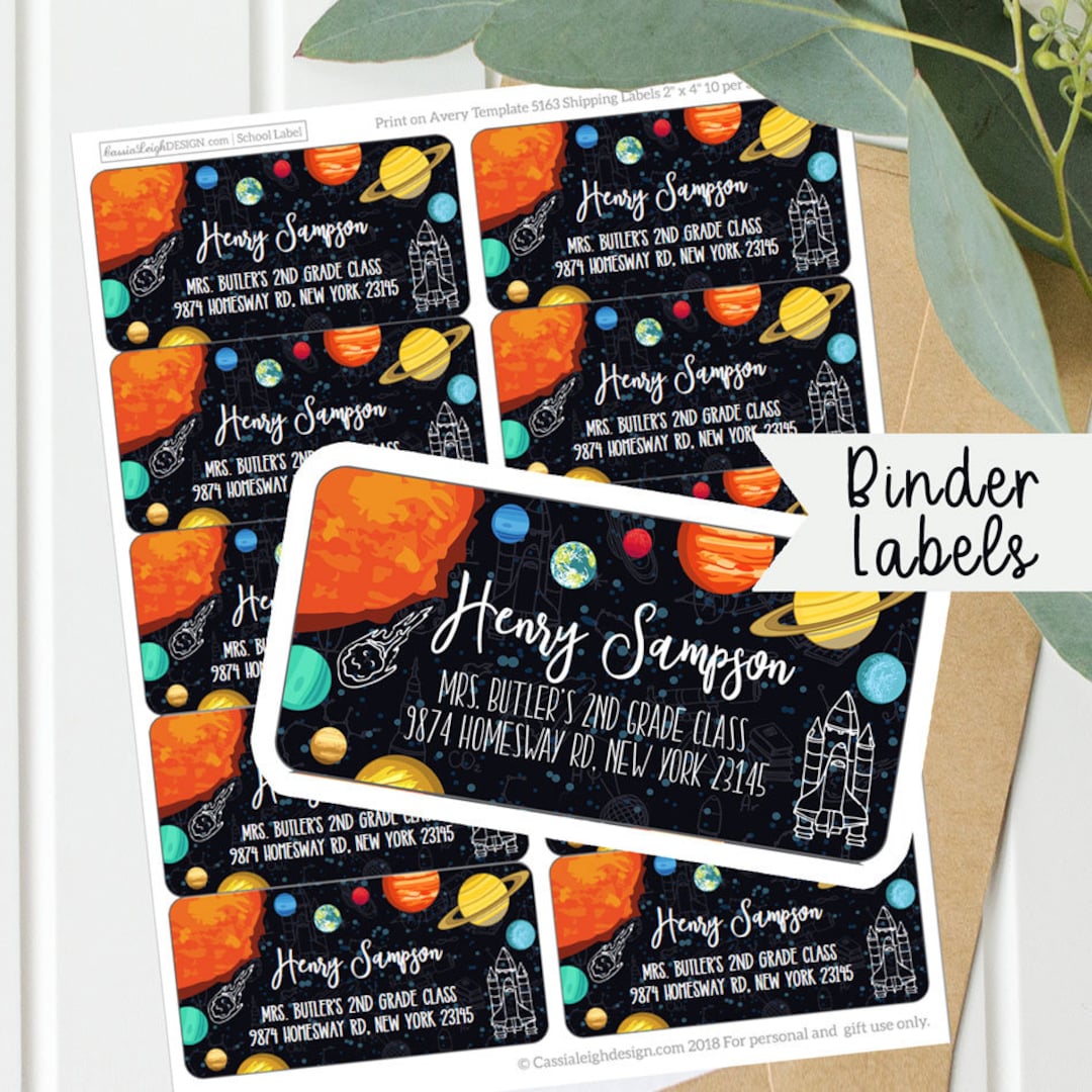 School Labels, Back to School, Personalized Back to School Stickers ...