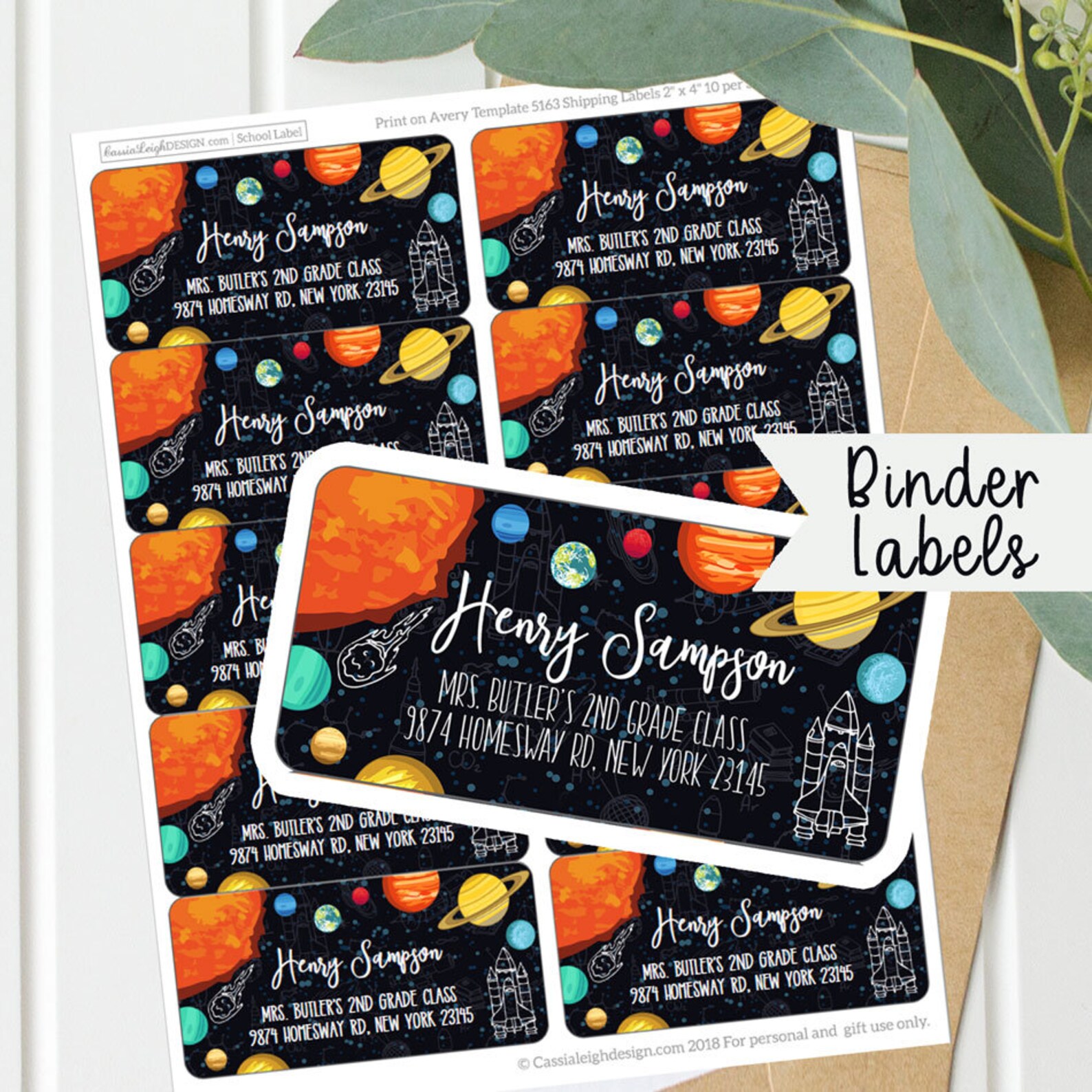 School Labels Kit Cover Tags and More Back to School Boy | Etsy