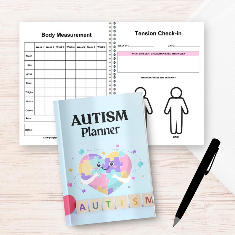 Autism Planner Printable | Daily Routine & Visual Schedule | Special ...