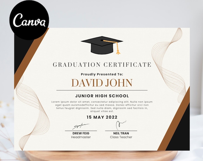 Editable Star Student Certificate, End of the Year Award, Diploma ...