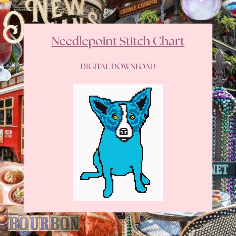 Dog Needlepoint Download - Etsy