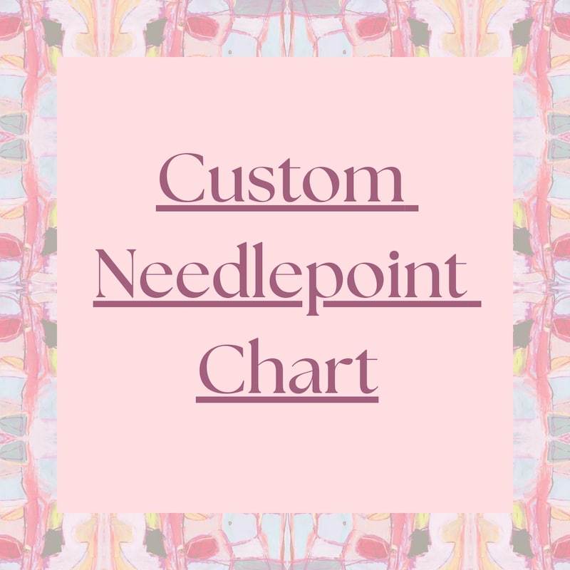 Needlepoint Pdf Chart Name - Etsy