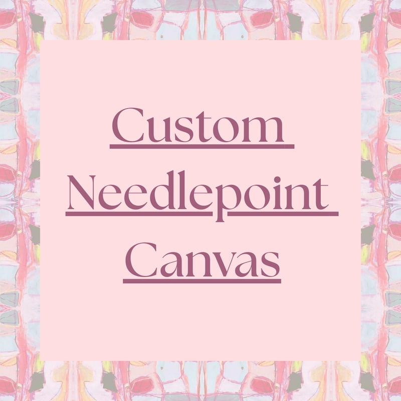 Personalize Needle Point - Etsy