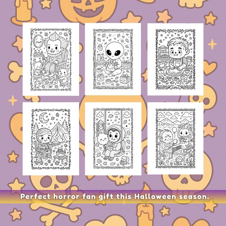 Monsters and Serial Killers Creepy Cute Coloring Book for Adults With ...