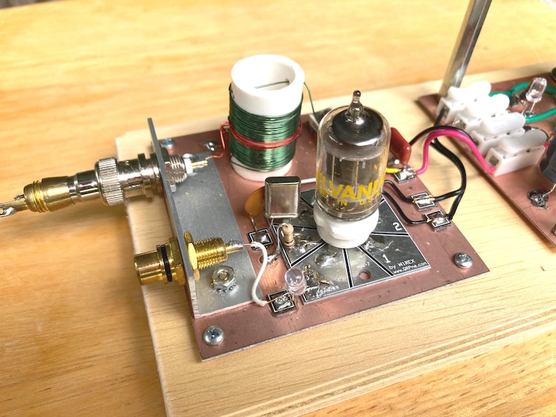 Vacuum Tube Ham Radio QRP CW 40M Transmitter KIT - Etsy