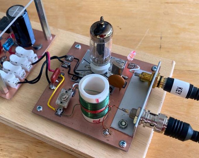 Vacuum Tube Ham Radio QRP CW 40M Transmitter KIT - Etsy