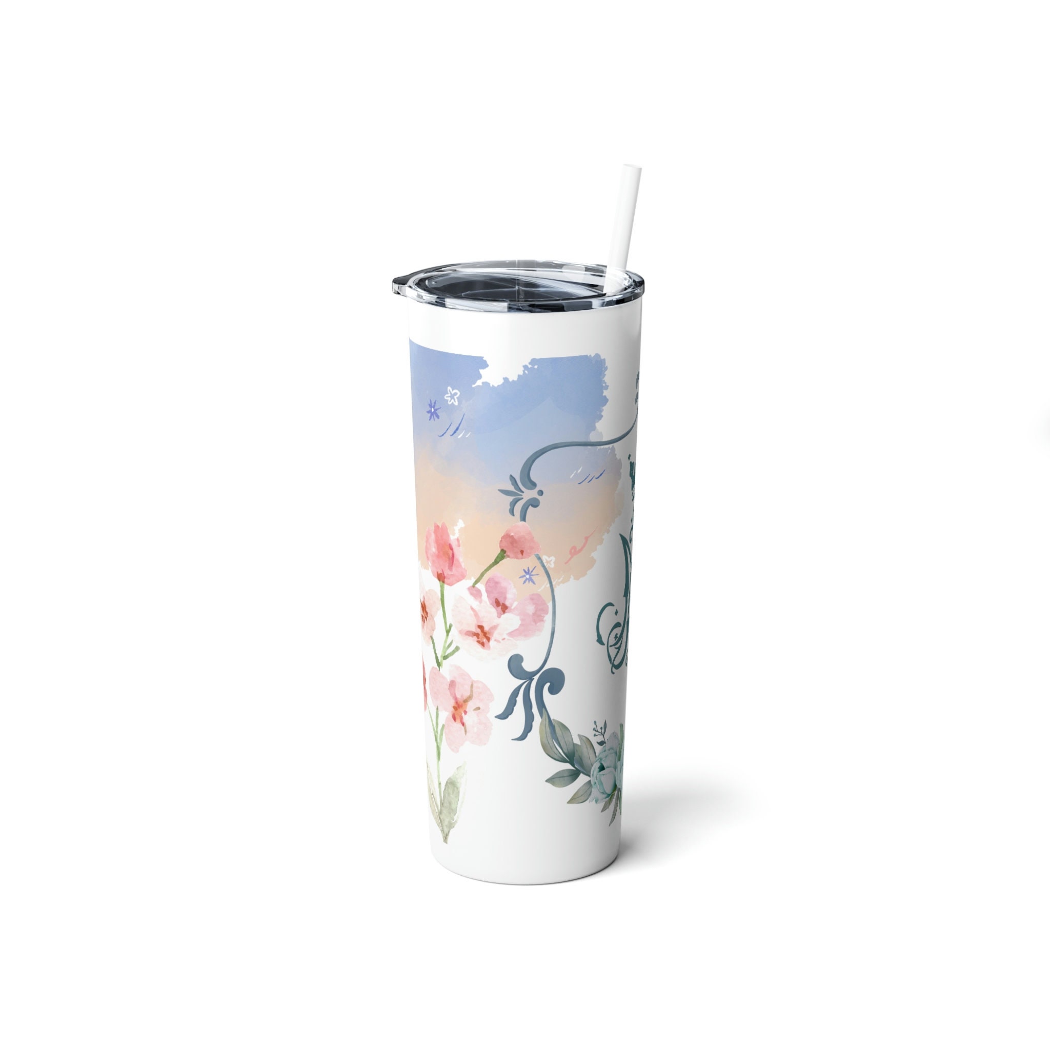 Auspice Maria/ Marian Monogram/ Catholic Skinny Steel Tumbler With ...