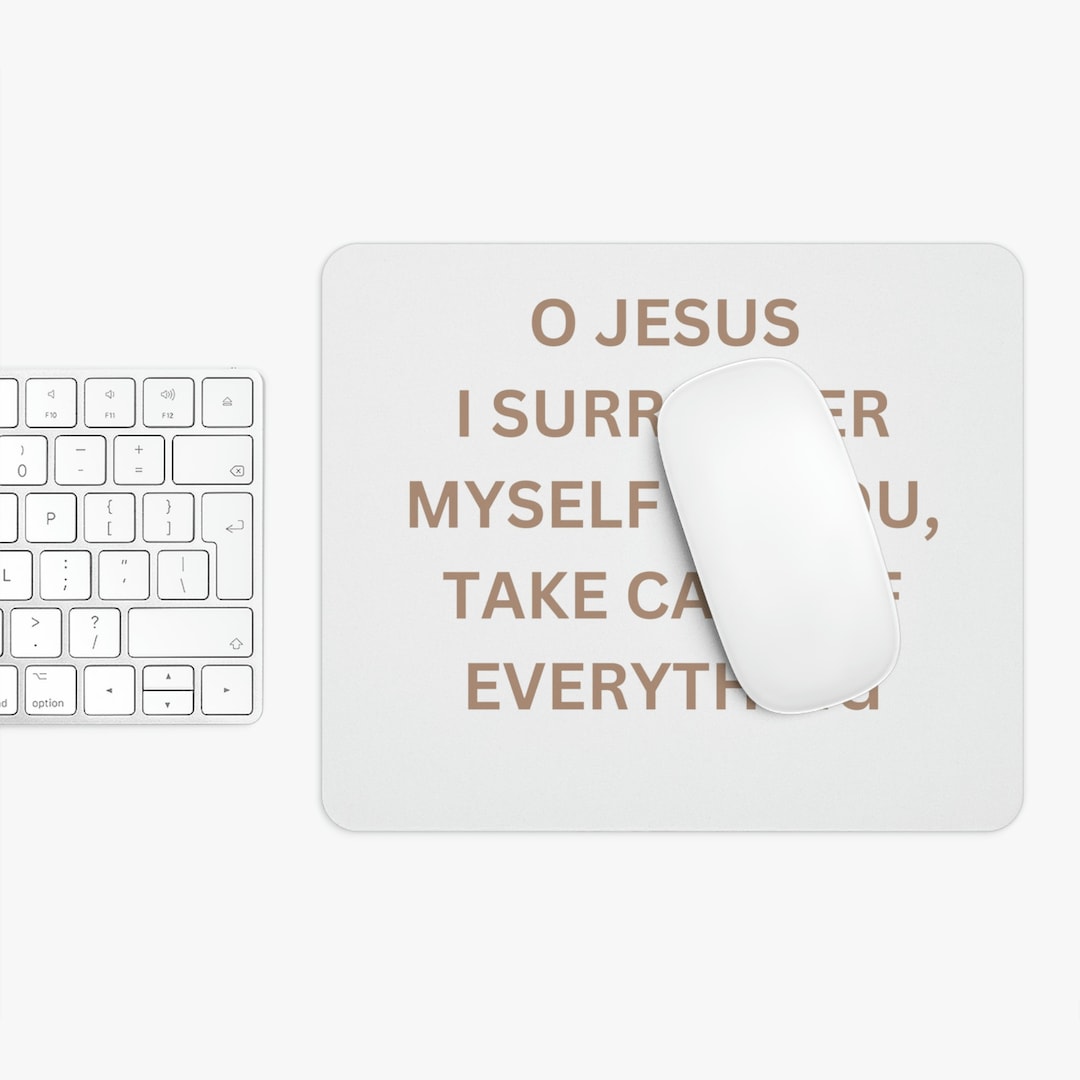 Surrender to Jesus Prayer Mouse Pad - Etsy