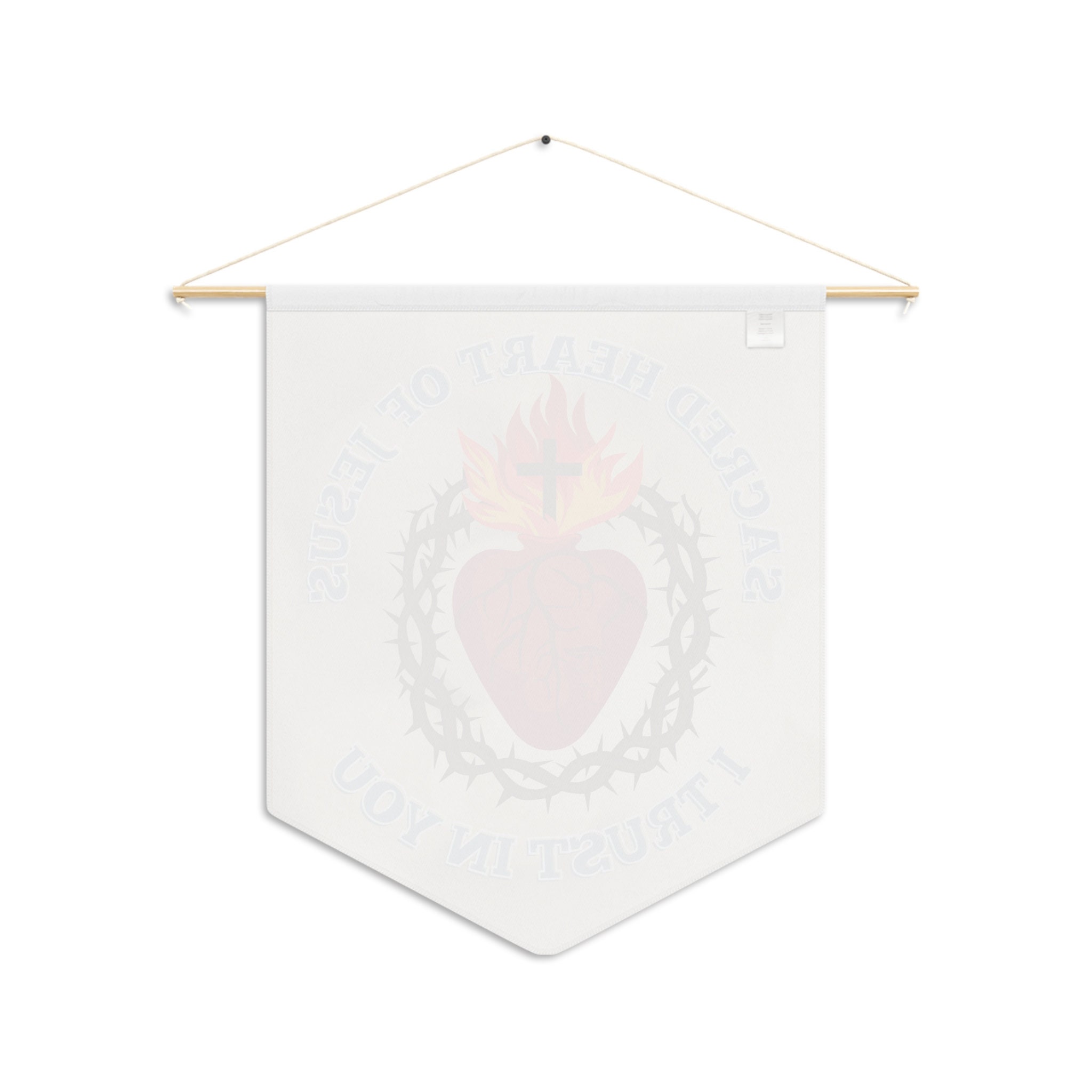 Sacred Heart of Jesus Banner, House Decoration, Devotion to Sacred ...