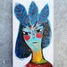 Tree Girl No.4 , Original Acrylic Art Work on Wooden Box ,unique ,small ...