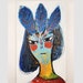 Tree Girl No.4 , Original Acrylic Art Work on Wooden Box ,unique ,small ...