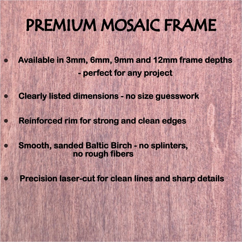 Maple Leaf Mosaic Frame, DIY Mosaic Tray, Wooden Base, Fall Craft ...