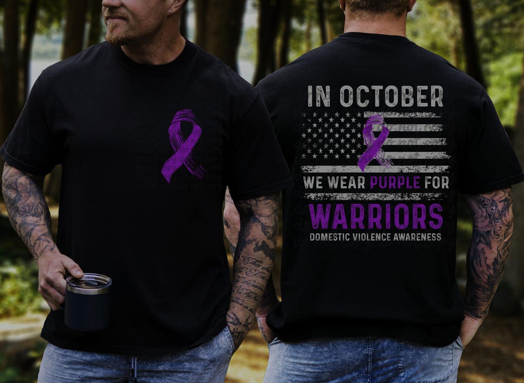 DV Domestic Violence Awareness Flag PNG, in October We Wear Purple ...