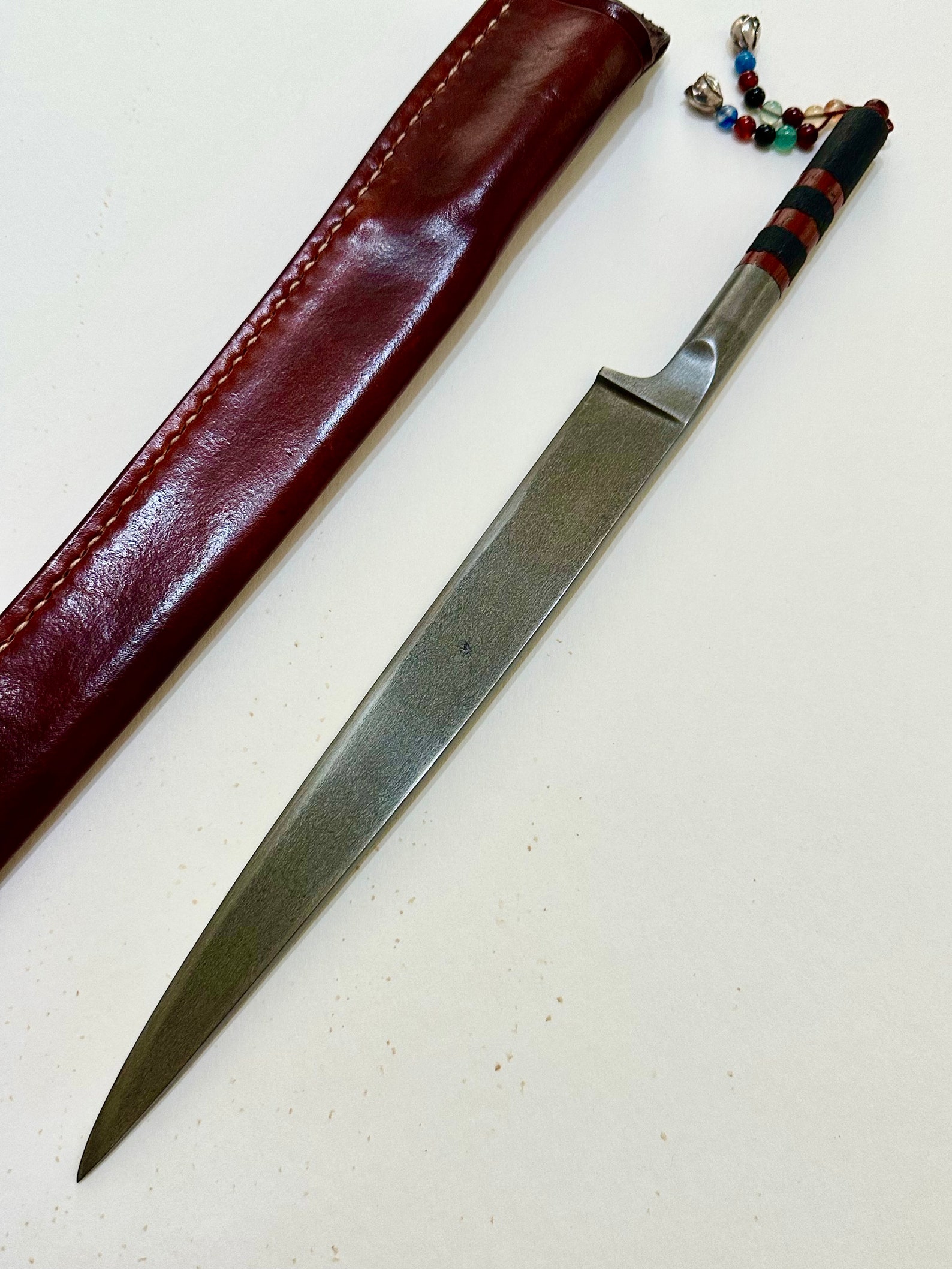 One Piece Wootz Steel Knife Forged From an Antique Ball Ingot. - Etsy