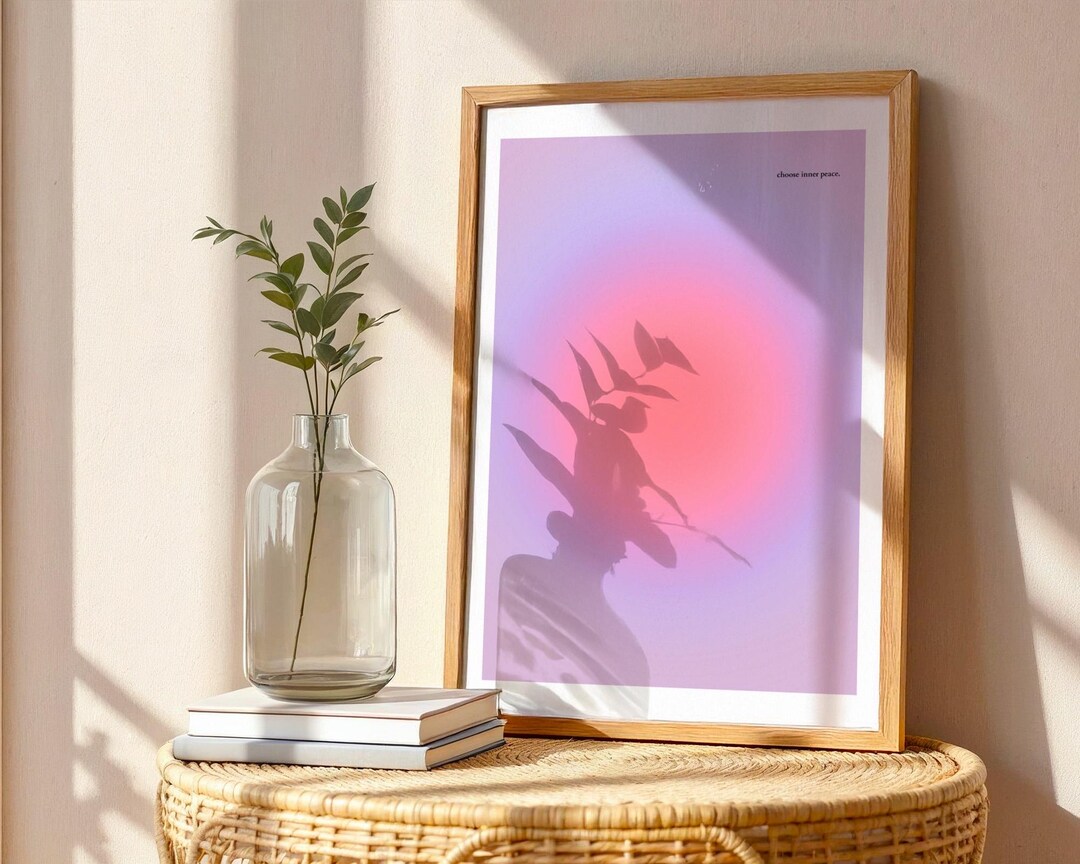 Dopamine Decor Aura Poster Purple – Spiritual Affirmation Wall Art ...
