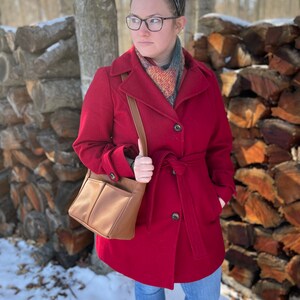 Leather Purse - Caramel Color Leather - Small Rita Style - Made in the ...