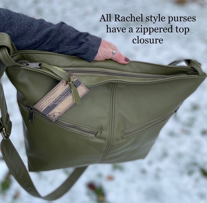 Leather Purse - Nutmeg Color - Rachel Style - Made in the USA - Other ...