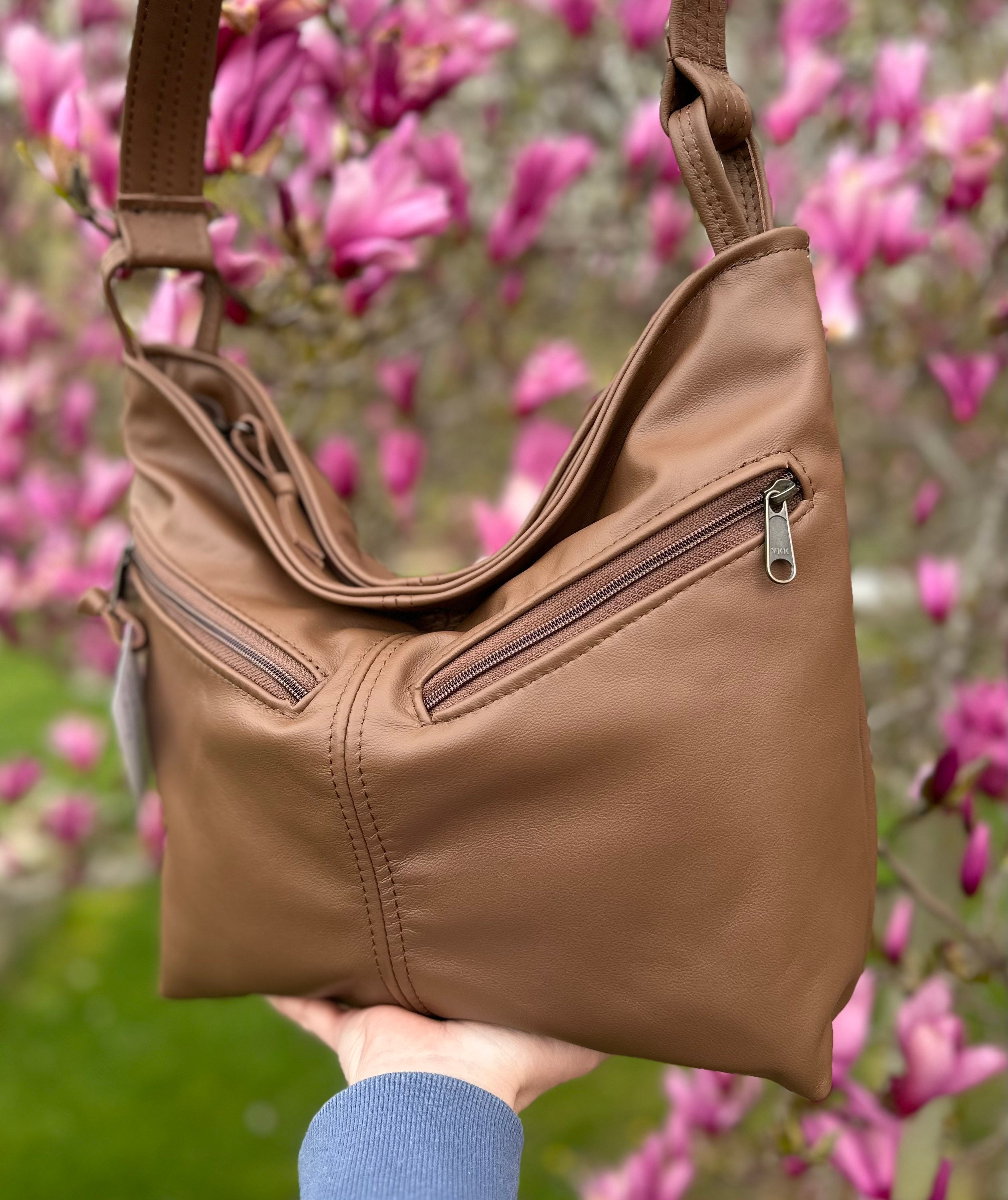 Leather Purse - Nutmeg Color - Rachel Style - Made in the USA - Other ...