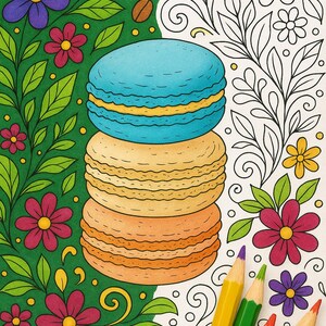 Coffee Coloring Pages PDF • 10 Cozy Café Designs • Instant Download for ...