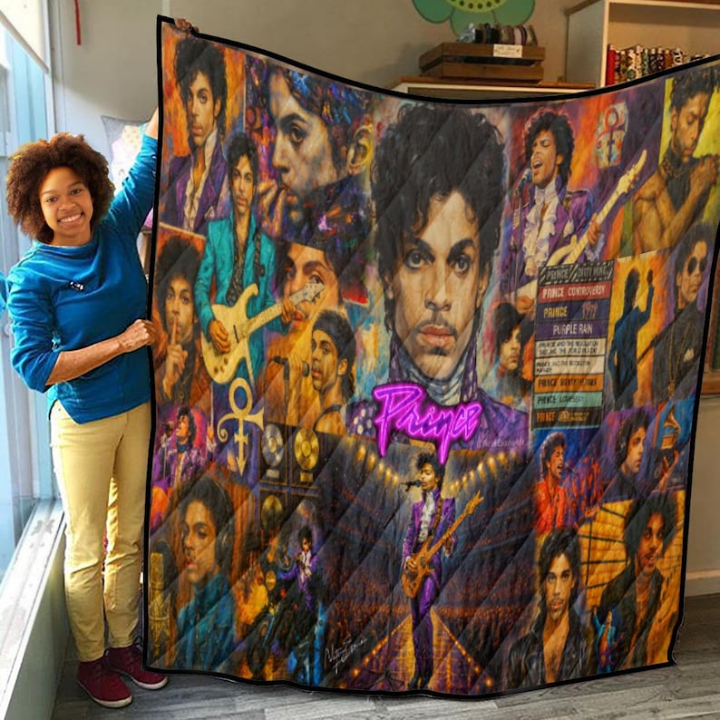 PRINCE Quilt (3 Sizes) Custom Art - Etsy