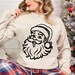 Vintage Santa Face Svg, Santa Claus Svg Png, Old School Father ...