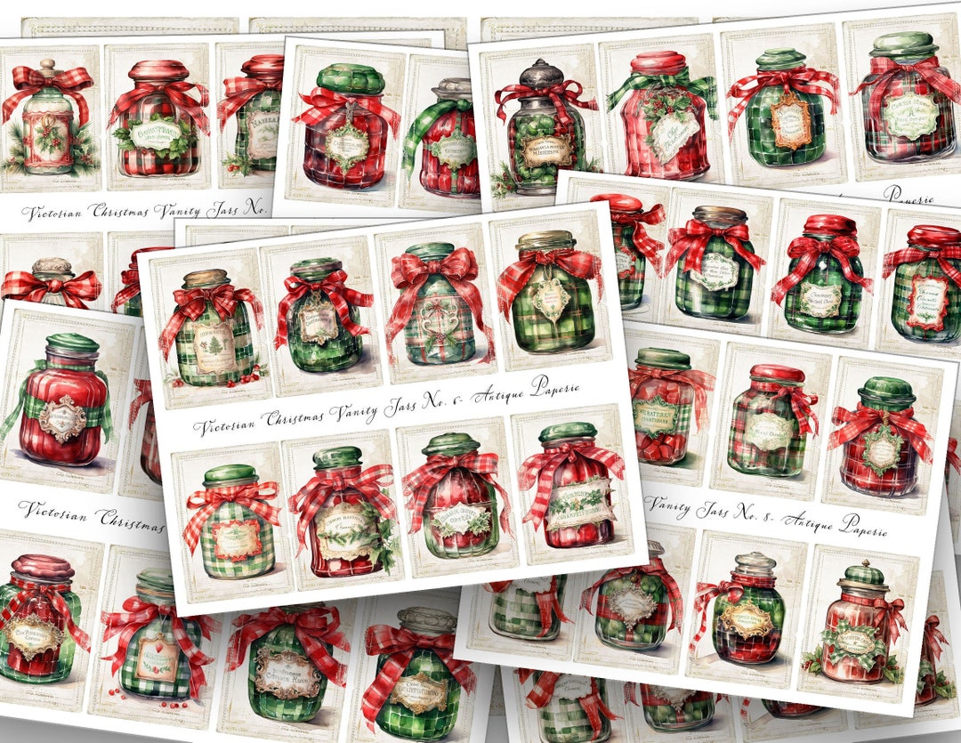 8 Sheets CHRISTMAS TRADITIONS Holiday Aceo Small Gift Tag - Etsy