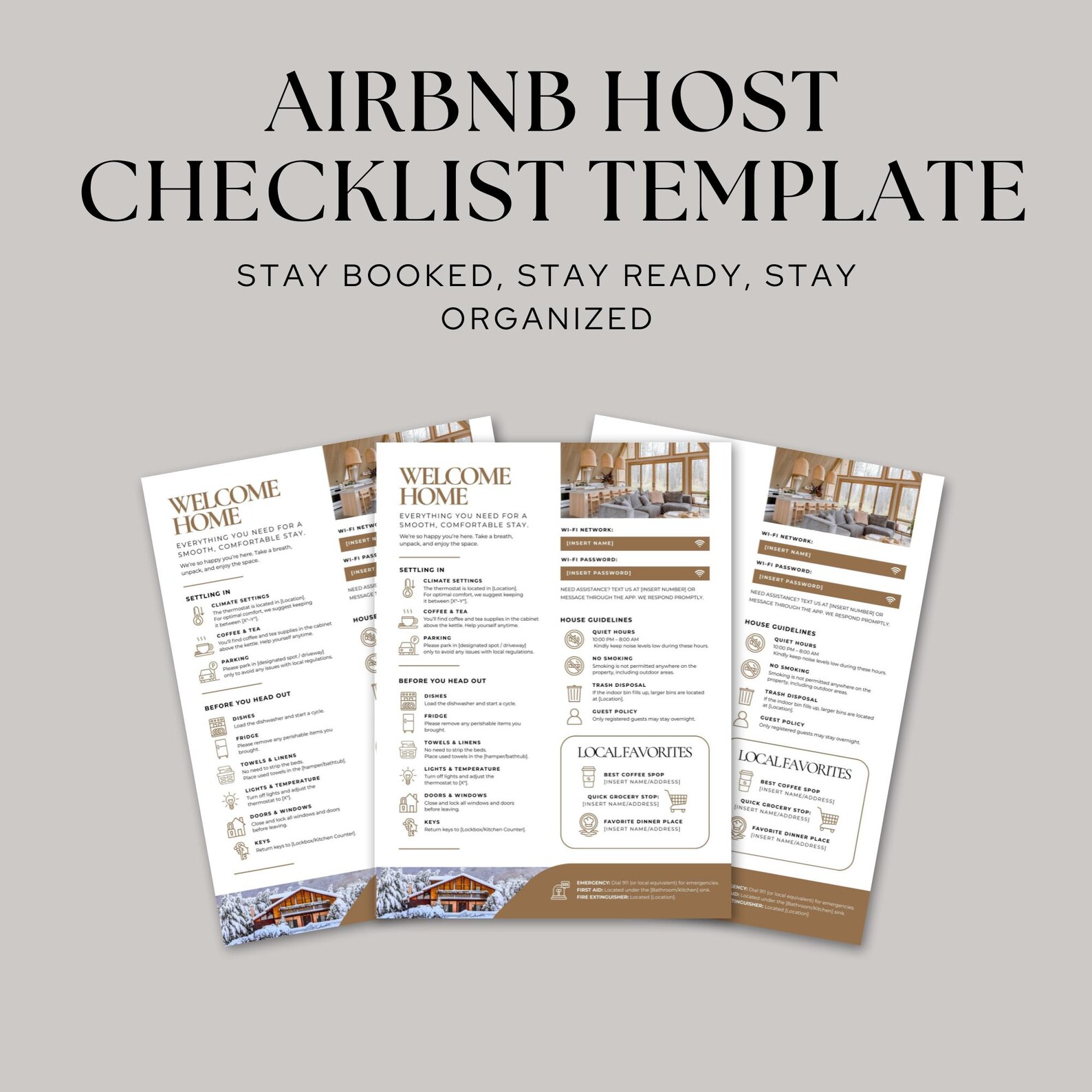 Airbnb Host Checklist Pdf