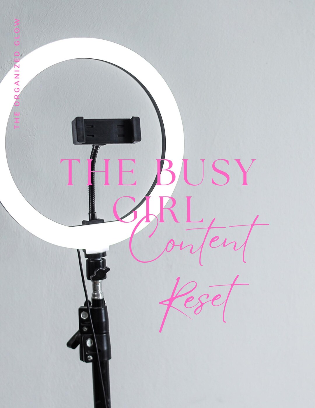 Busy Girl Content Reset | Aesthetic Daily Content Planner for Busy ...
