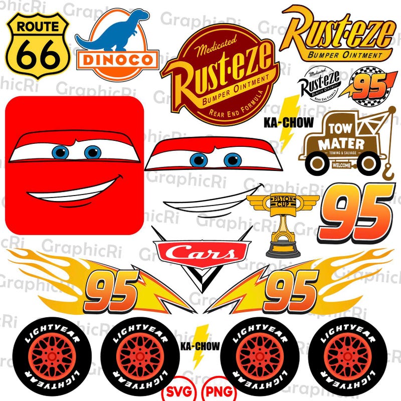 Cars Logo Pdf - Etsy UK