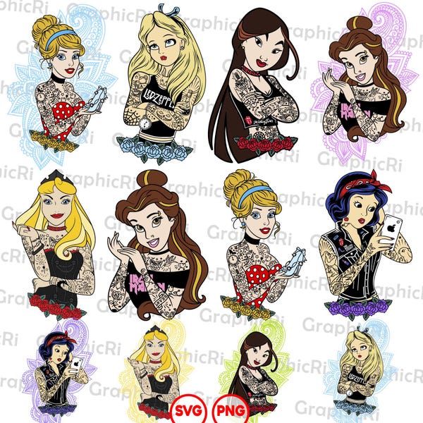 Girl Punk Rock Wall Art - Etsy