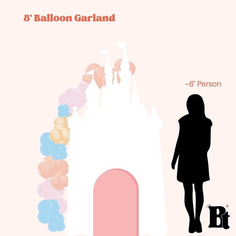 Princess Balloon Garland Kit Diy Castle Decoration Magical Party Theme ...