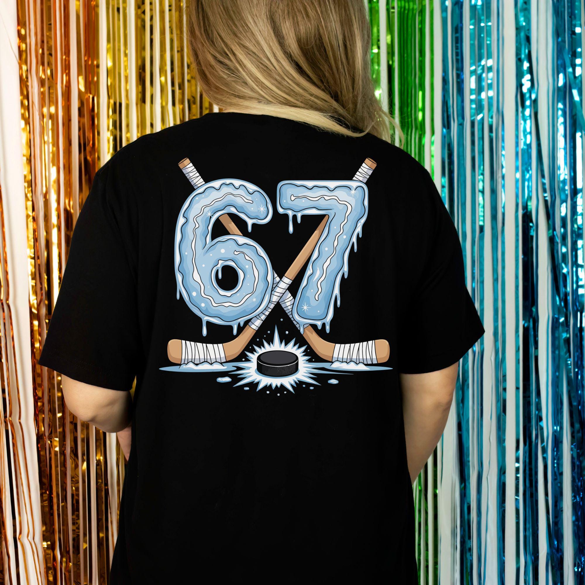 Kids 67 Hockey Ice Cream Drip Six Seven Png, 67 Ice Cream Drip Meme PNG ...