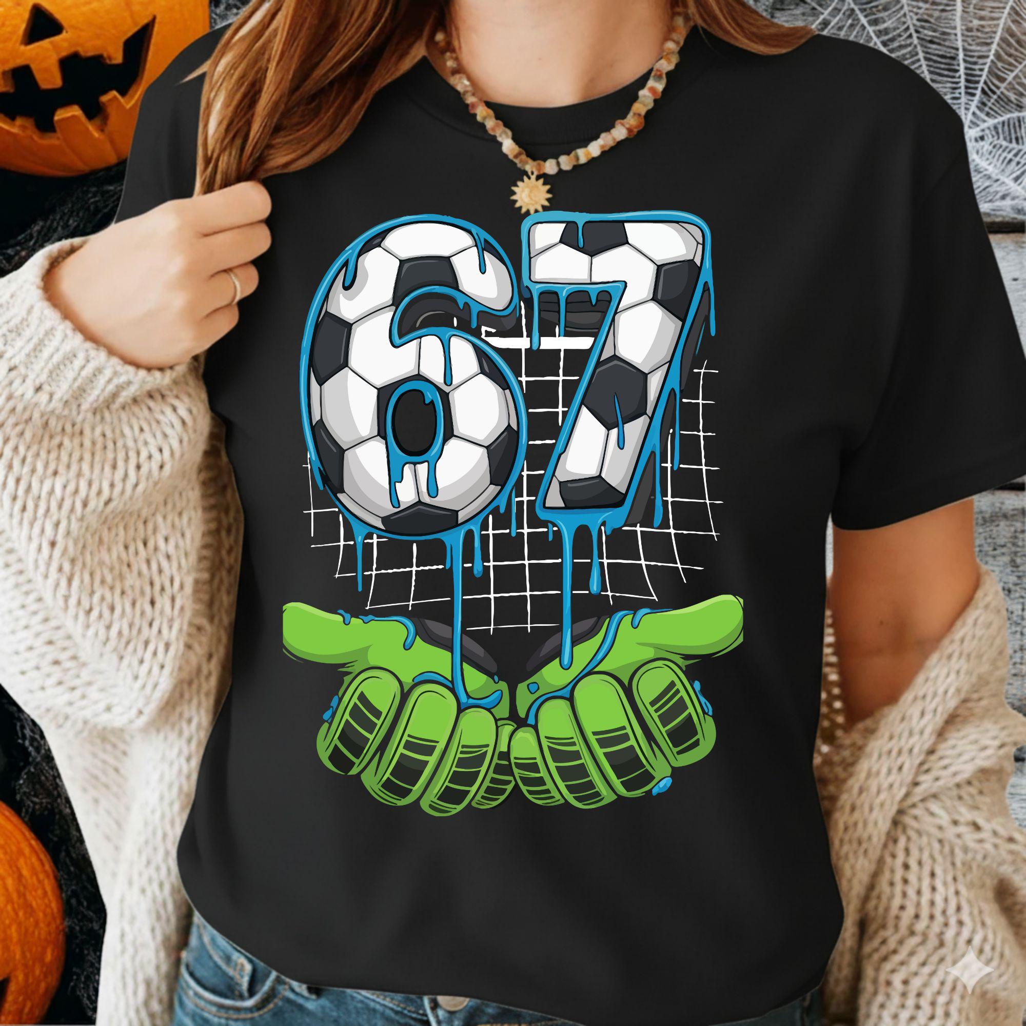 Soccer 67 Meme Png, Soccer 67 Six Seven Funny Gen Alpha Meme Drip Png ...
