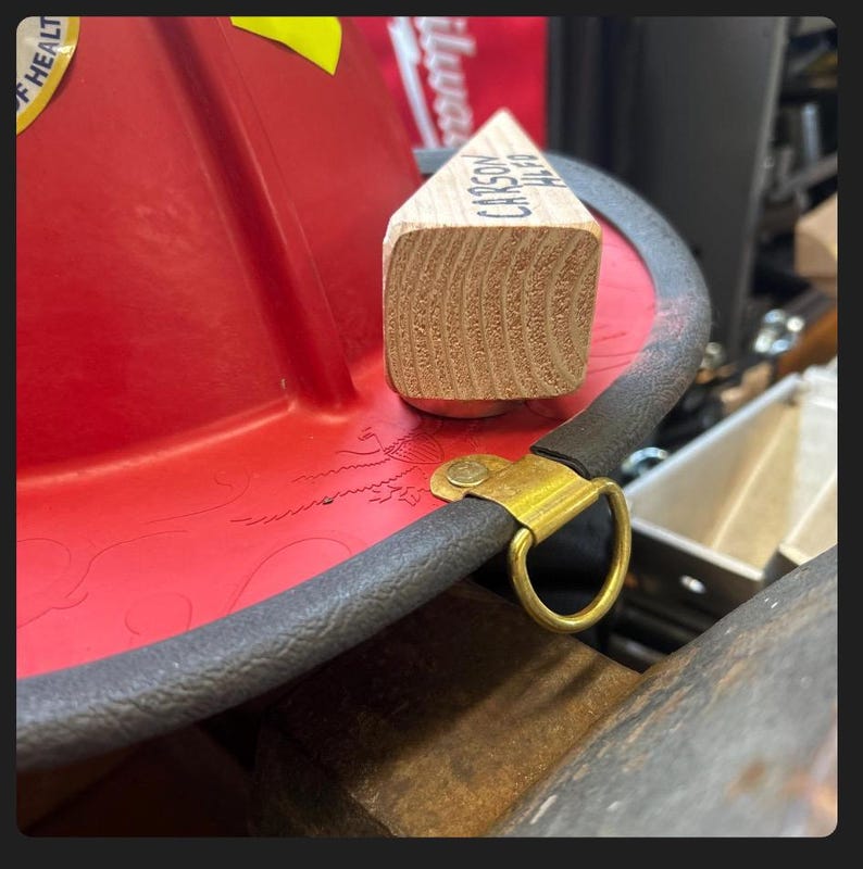 Firefighter Magnetic Helmet Wedges / Chocks. Kit to Make Your Wedges ...
