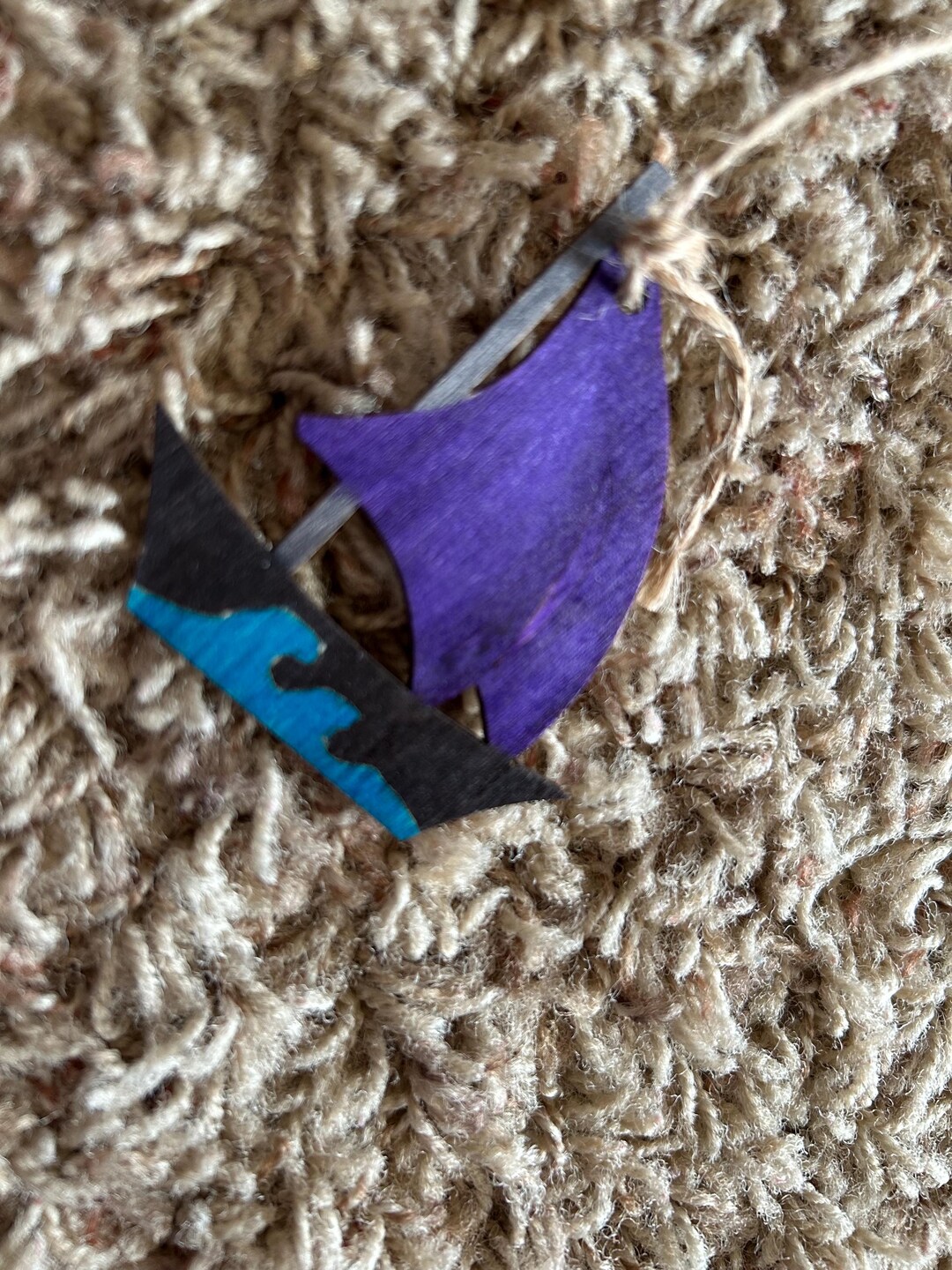 Purple Sailboat - Etsy
