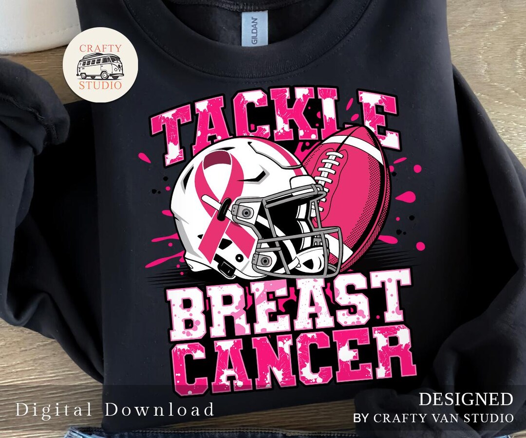 Tackle Breast Cancer PNG, Tackle Cancer Png, Breast Cancer Awareness ...