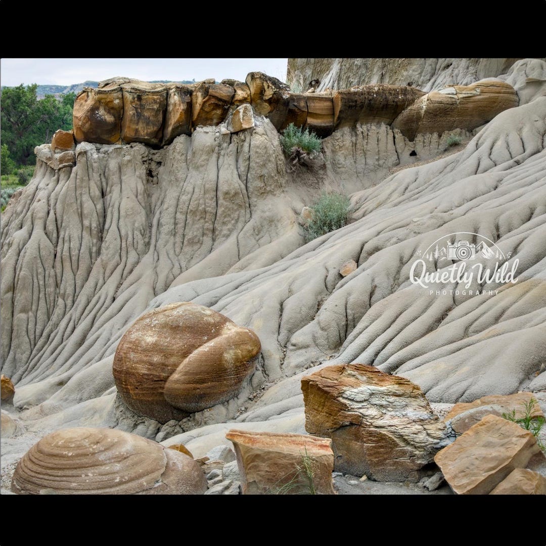 Erosion Lines and Cannonball Formations – Theodore Roosevelt National ...