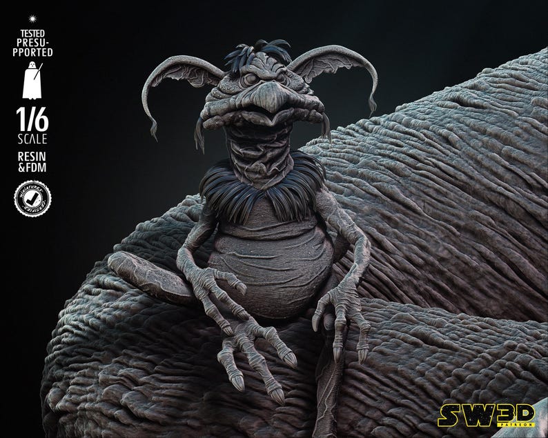 Jabba and Leia Diorama 3D Printed Statue – Star Wars - Etsy UK