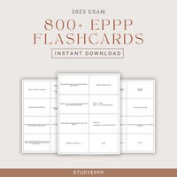 EPPP Study Tracker - Etsy