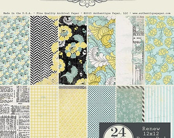 Authentique Paper Collection Nestled 12x12 Sticker | Etsy