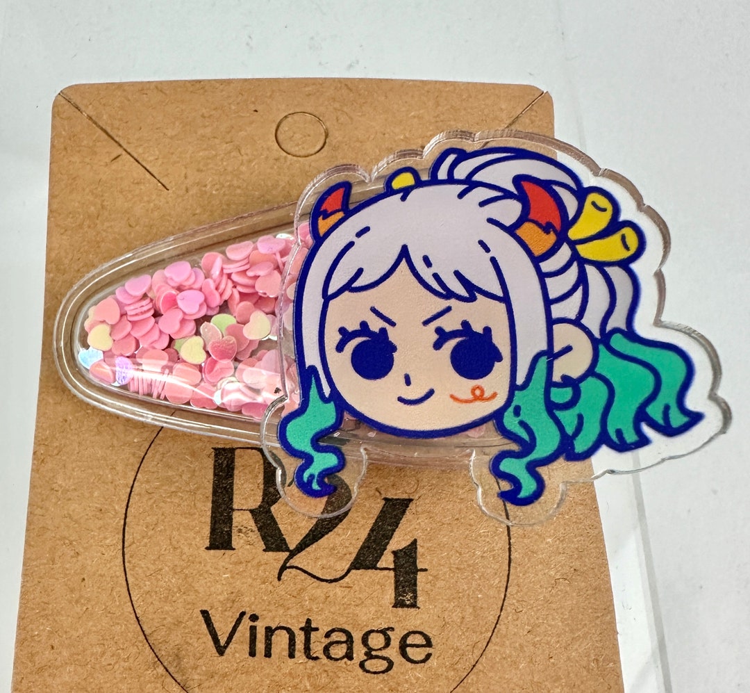One Piece Hair Barrette Clip Accessory Shaker Metal Alligator Yamato - Etsy