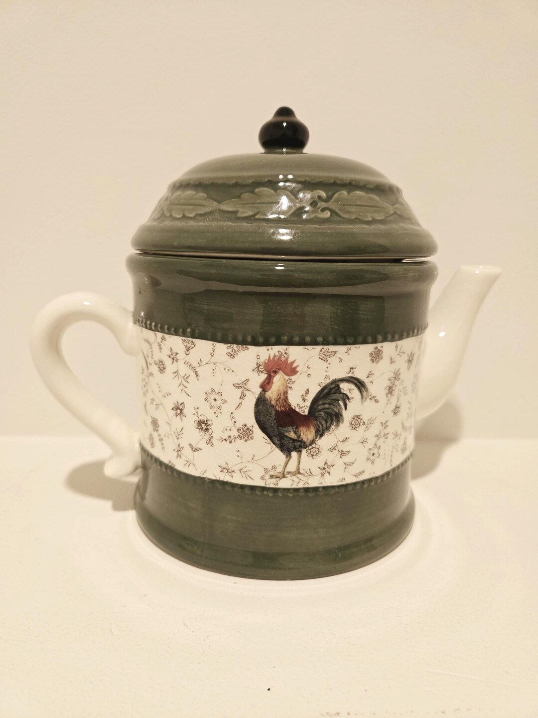 Vintage Michel & Company Ceramic Country Rooster Teapot - Etsy