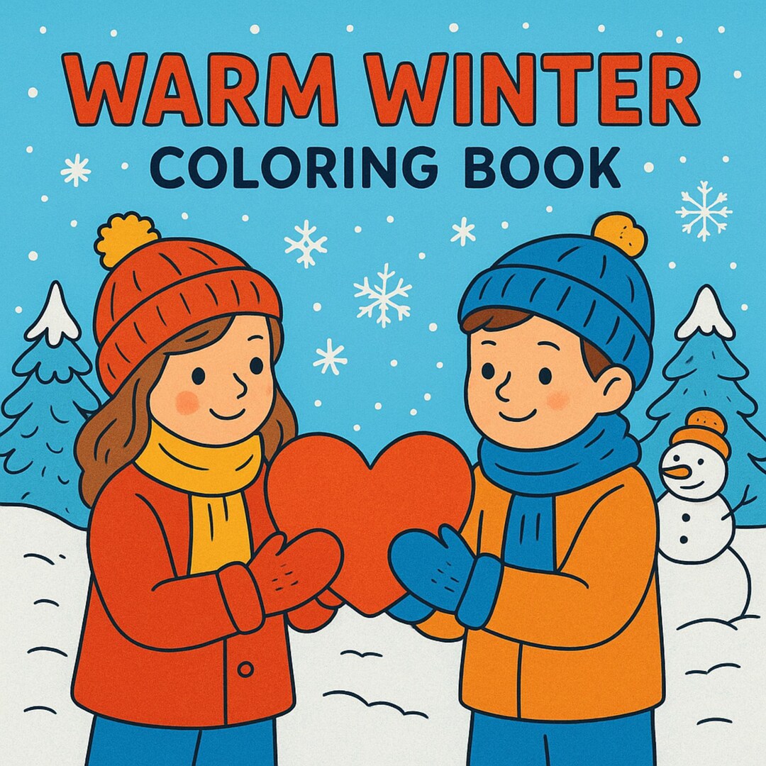 Warm Winter Coloring Pages: 114 Printable Pages (PDF Download 8,5x11 ...